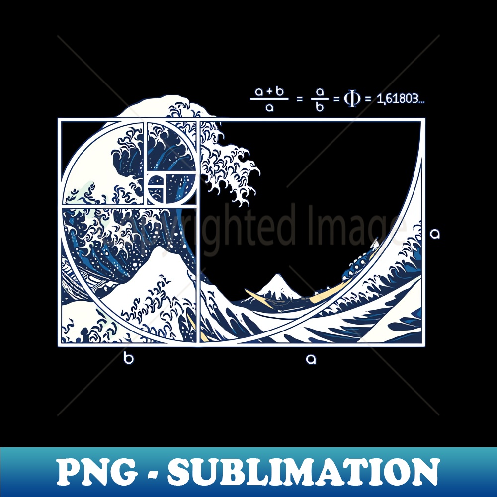 The Great Fibonacci Wave - Exclusive PNG Sublimation Downloa | Inspire ...