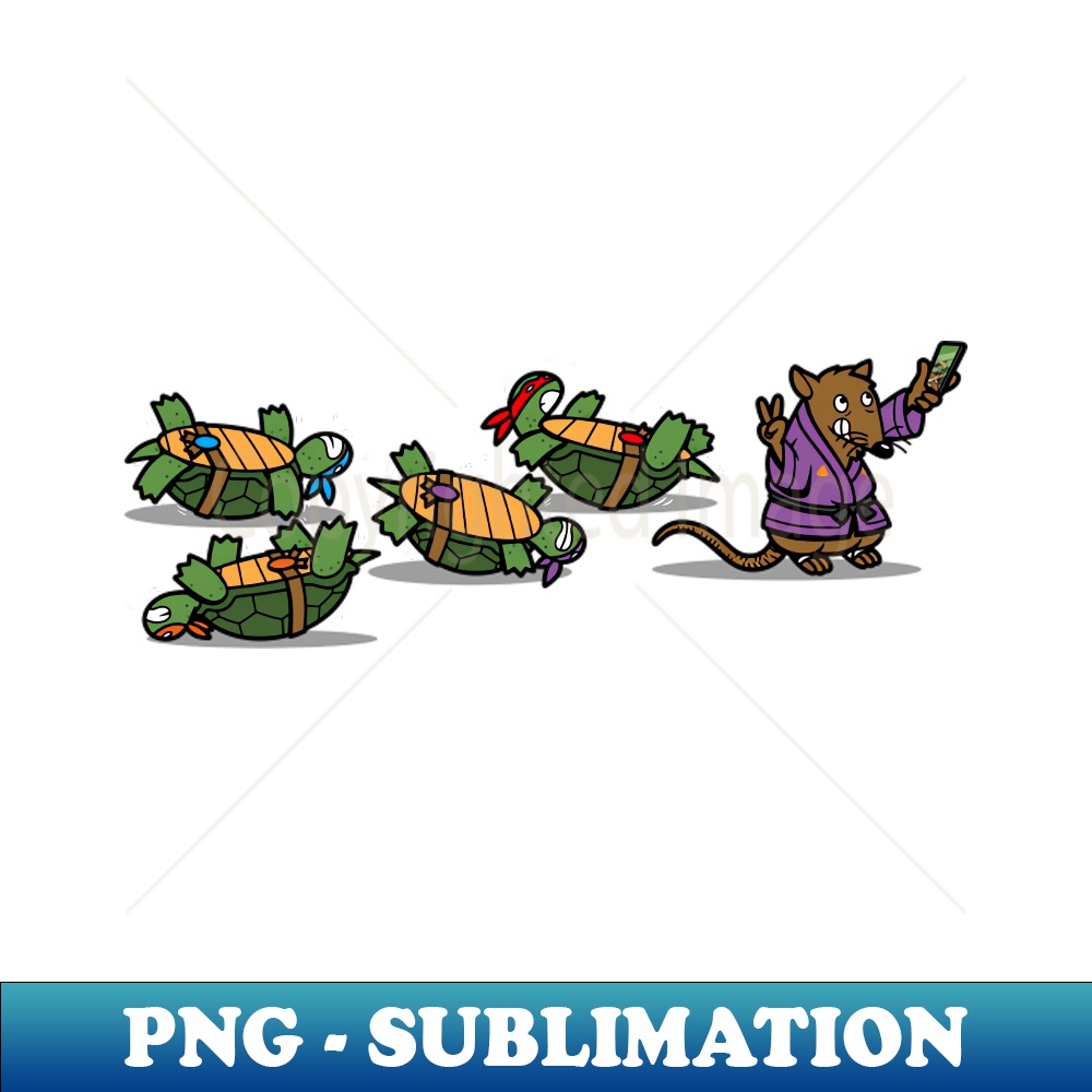 Funny TMNT Ninja Turtles Master Splinter Selfie Training Nin | Inspire ...