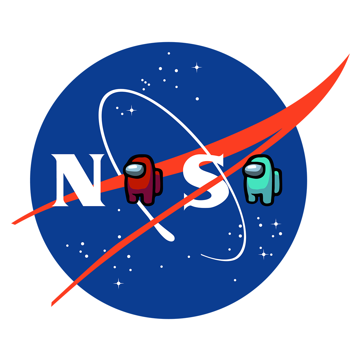 Among Us NASA Svg, Trending Svg, Sus Among Us | Inspire Uplift