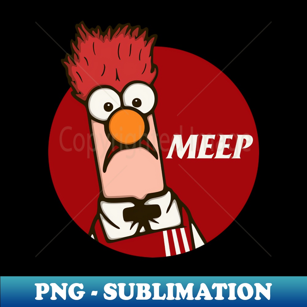 Meep - PNG Transparent Digital Download File for Sublimation - Inspire ...