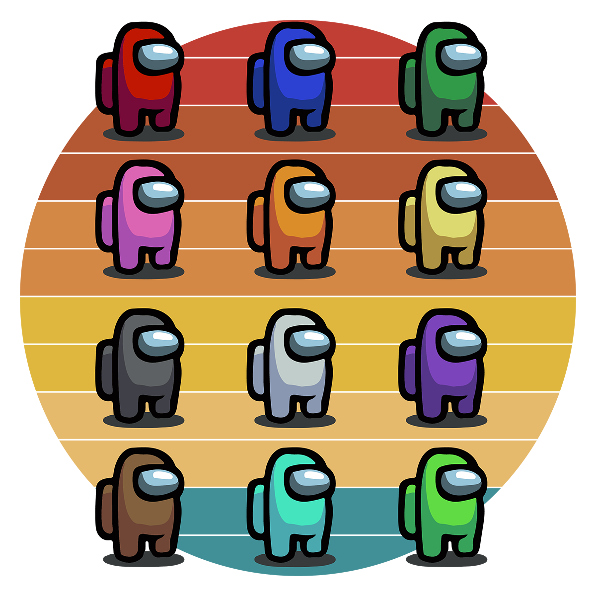 Vintage Among Us Svg, Trending Svg, Funny Among Us - Inspire Uplift