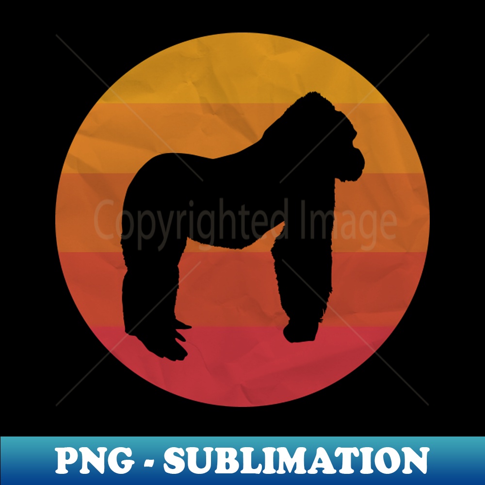 Gorilla - Signature Sublimation PNG File - Instantly Transfo | Inspire ...