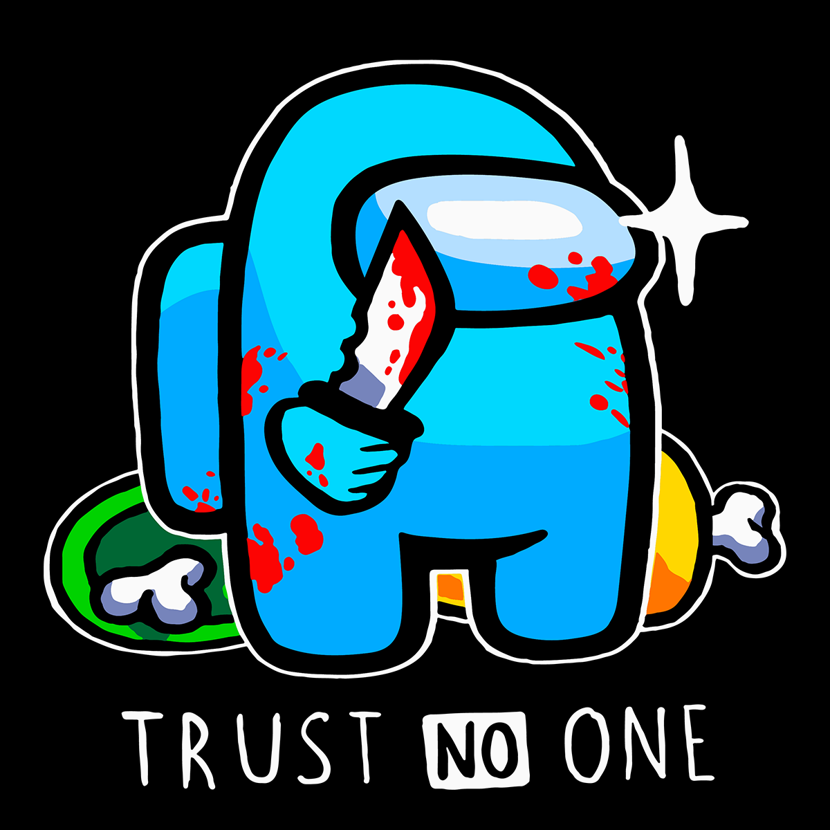 Trust No One Among Us Svg, Trending Svg, Sus Among Us | Inspire Uplift