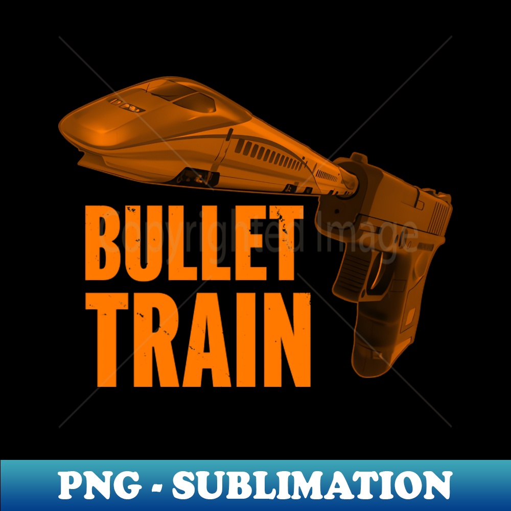 Bullet Train Gun Guns - PNG Sublimation Digital Download - T | Inspire Uplift
