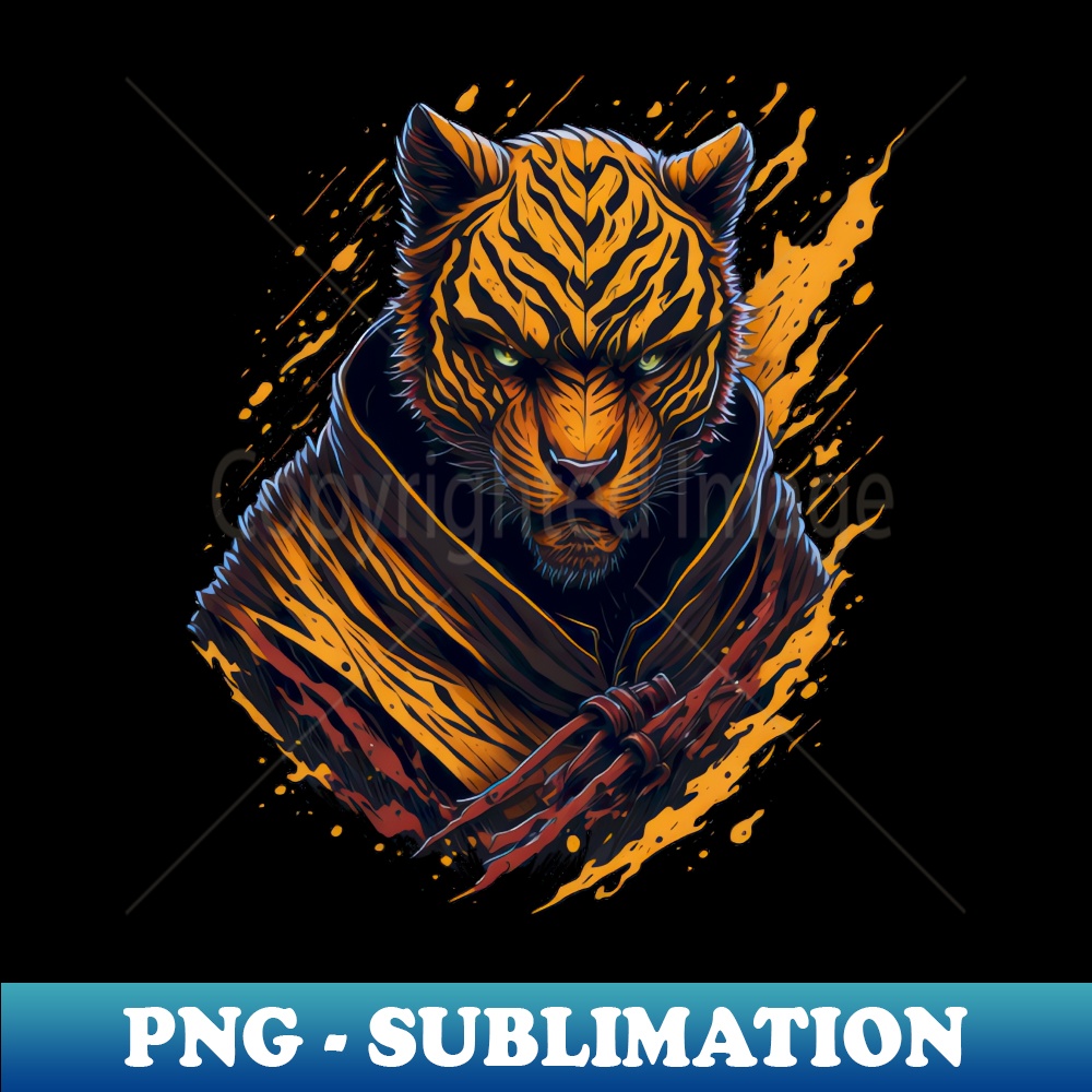 Tiger monk - Premium PNG Sublimation File - Unlock Vibrant S - Inspire ...