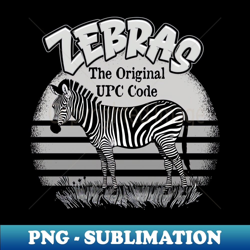 Zebras - The Original UPC Code - Elegant Sublimation PNG Dow | Inspire ...