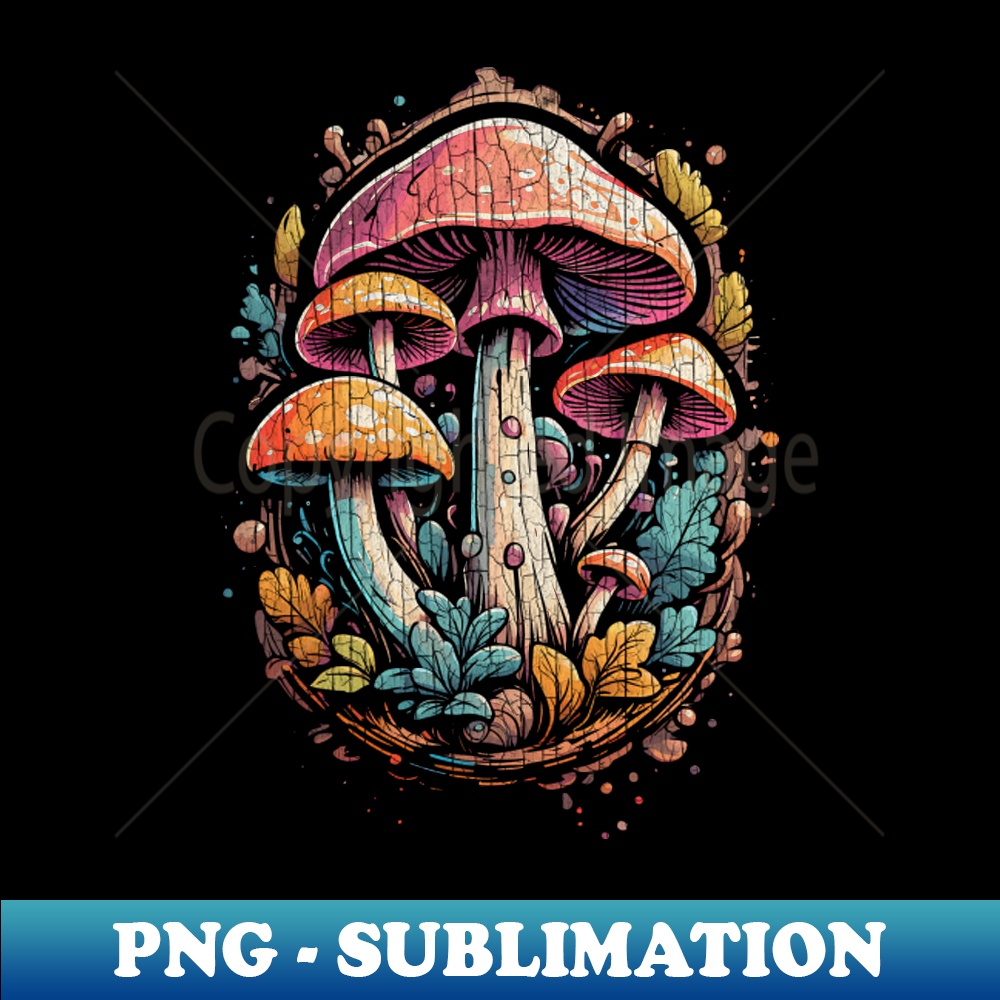 Cottagecore Fungi Kingdom TARART - PNG Sublimation Digital | Inspire Uplift