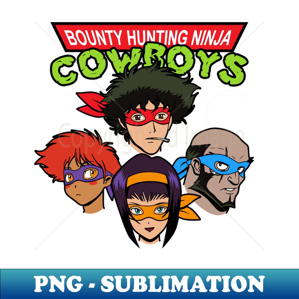 Bounty Hunting Ninjas 90s Anime Space Cowboys TMNT Parody - | Inspire ...