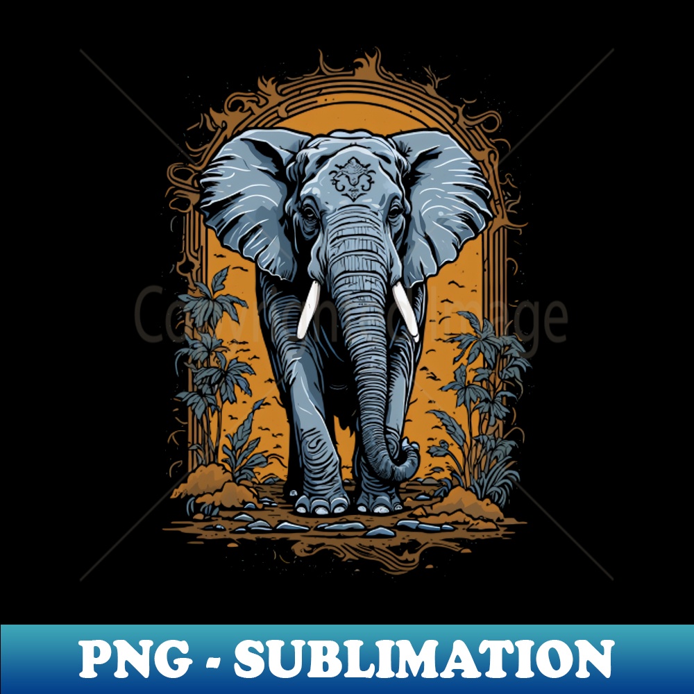 Majestic Elephant Classic - Premium PNG Sublimation File - V | Inspire ...