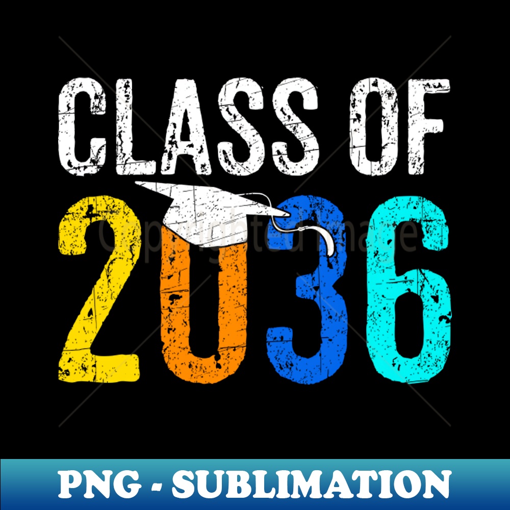 Class of 2036 Grow With Me First Day of School Graduation - | Inspire ...