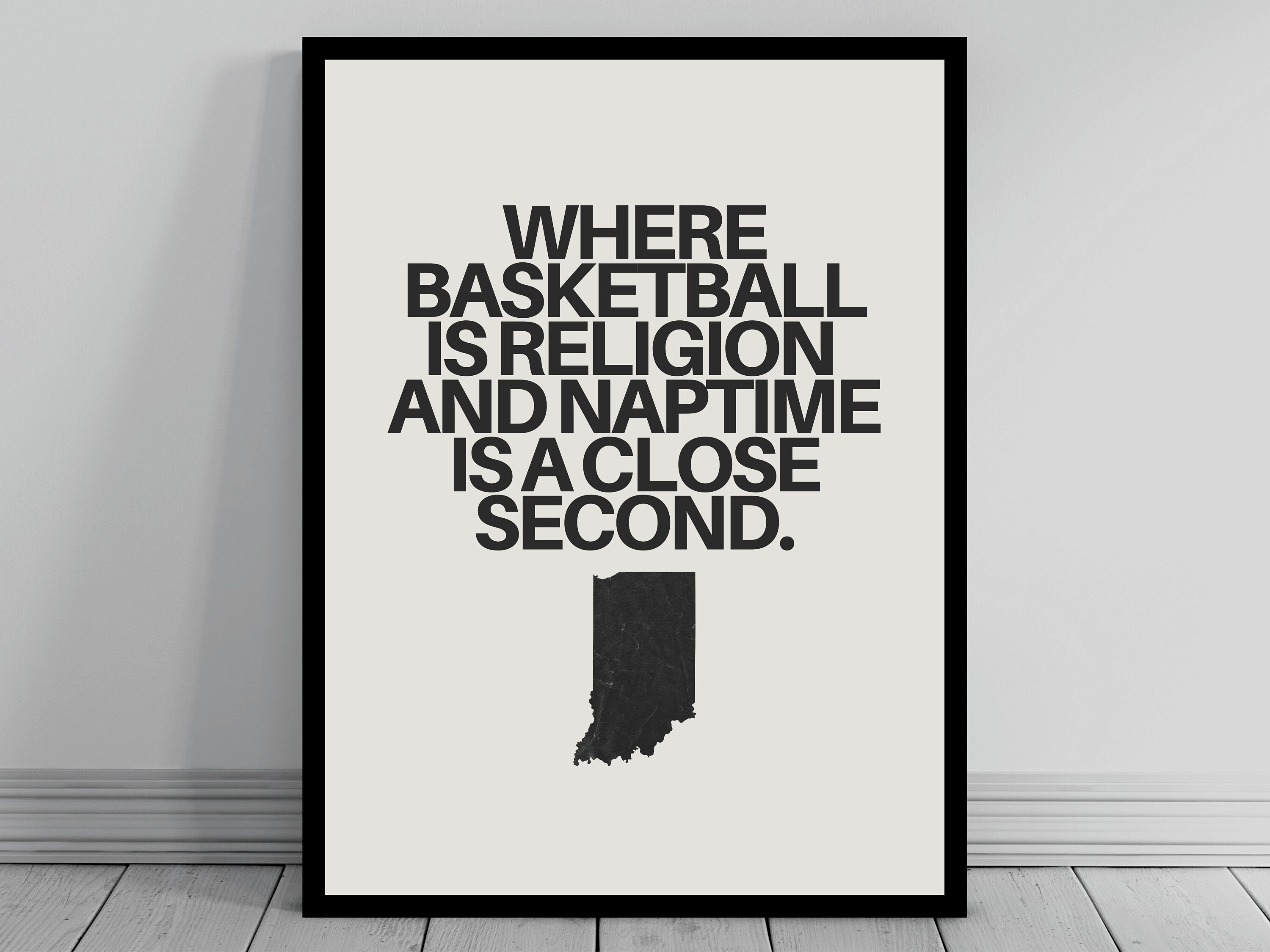 Hilarious Indiana Meme Print Indiana Poster Minimalist Sta | Inspire Uplift