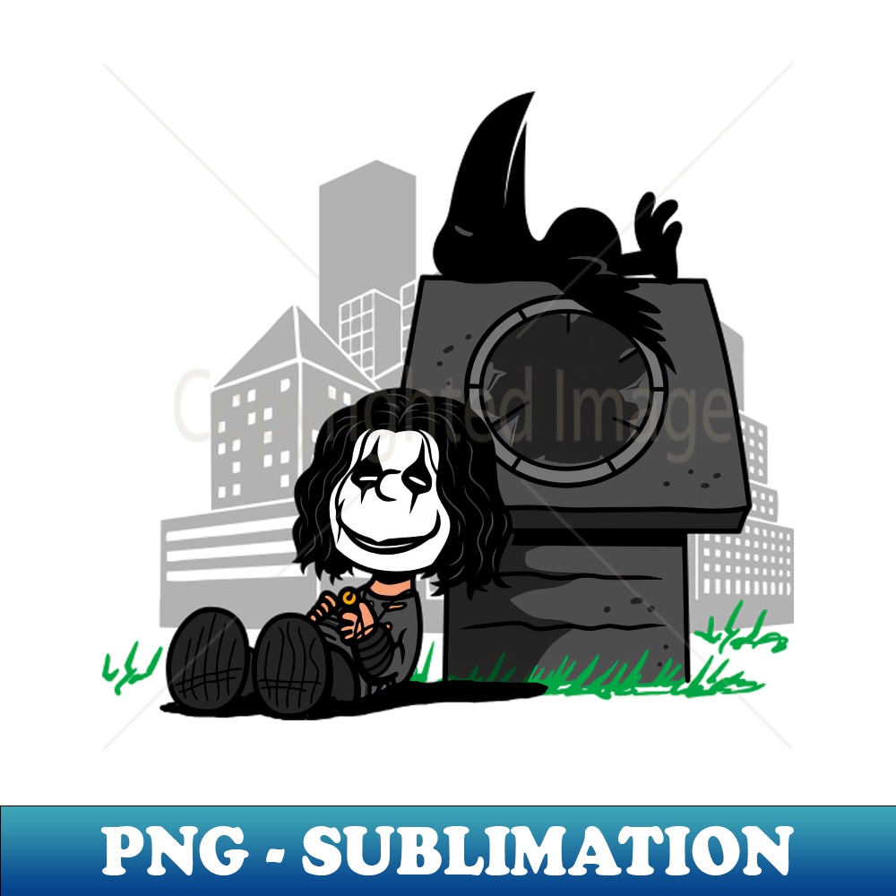 Cute 90s Cult Classic Horror Brandon Lee Movie Cartoon Parod | Inspire ...