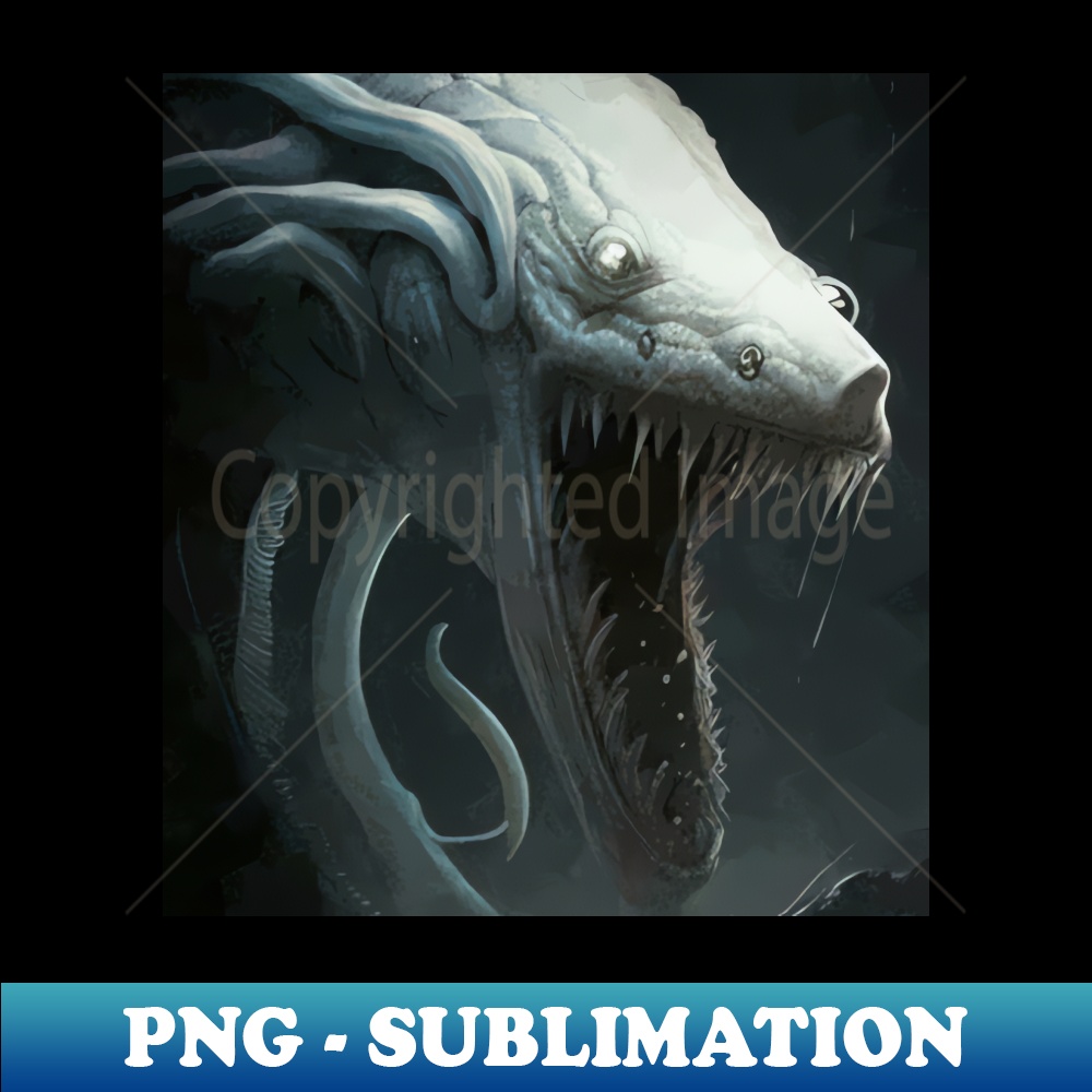 Sea monster creature - Modern Sublimation PNG File - Transfo | Inspire ...