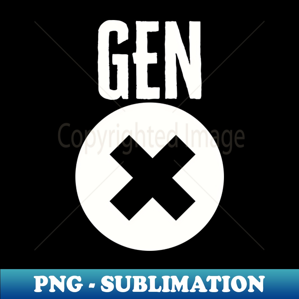 GEN X - PNG Transparent Sublimation Design - Capture Imagina - Inspire ...