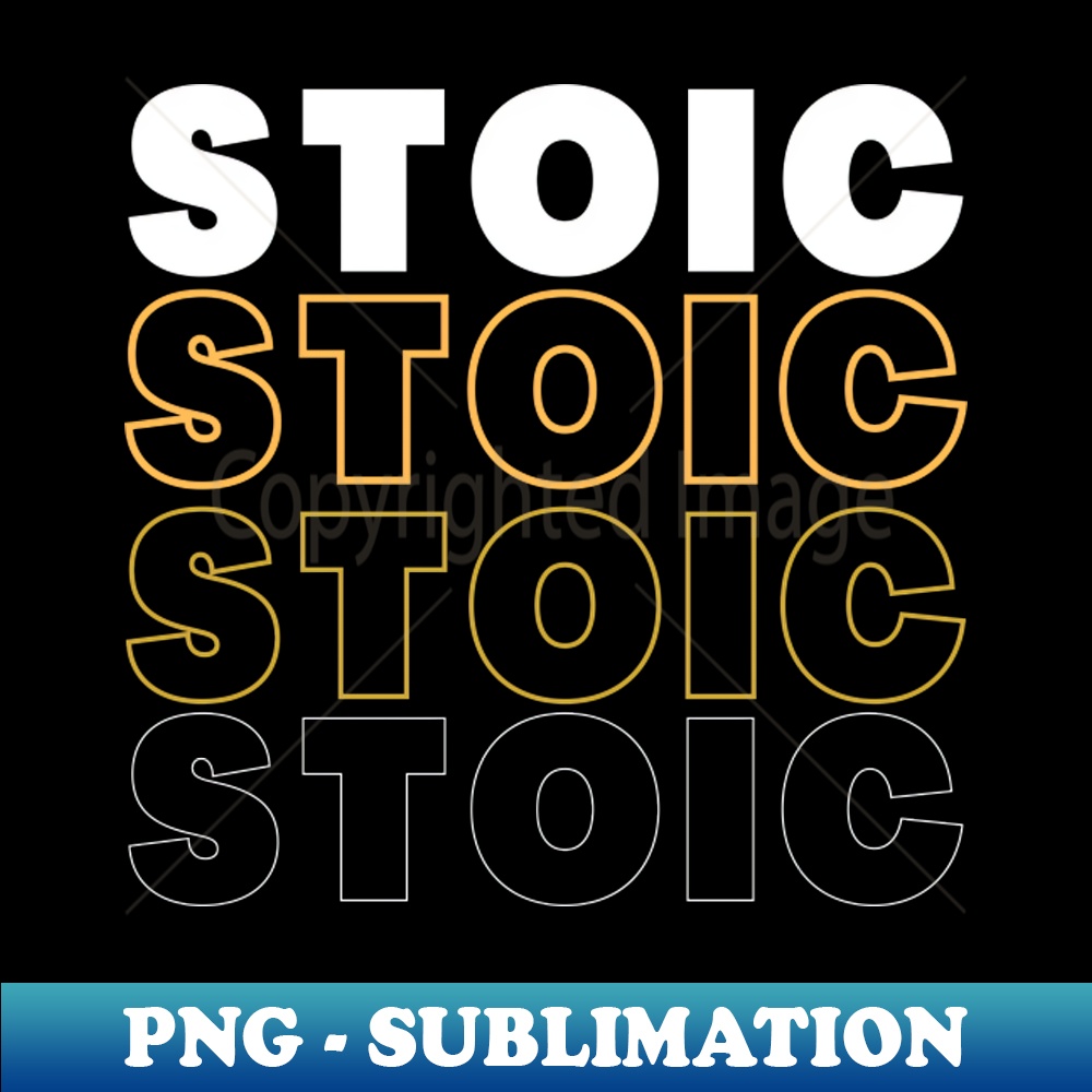 stoic for stoicism retro - Unique Sublimation PNG Download - | Inspire ...