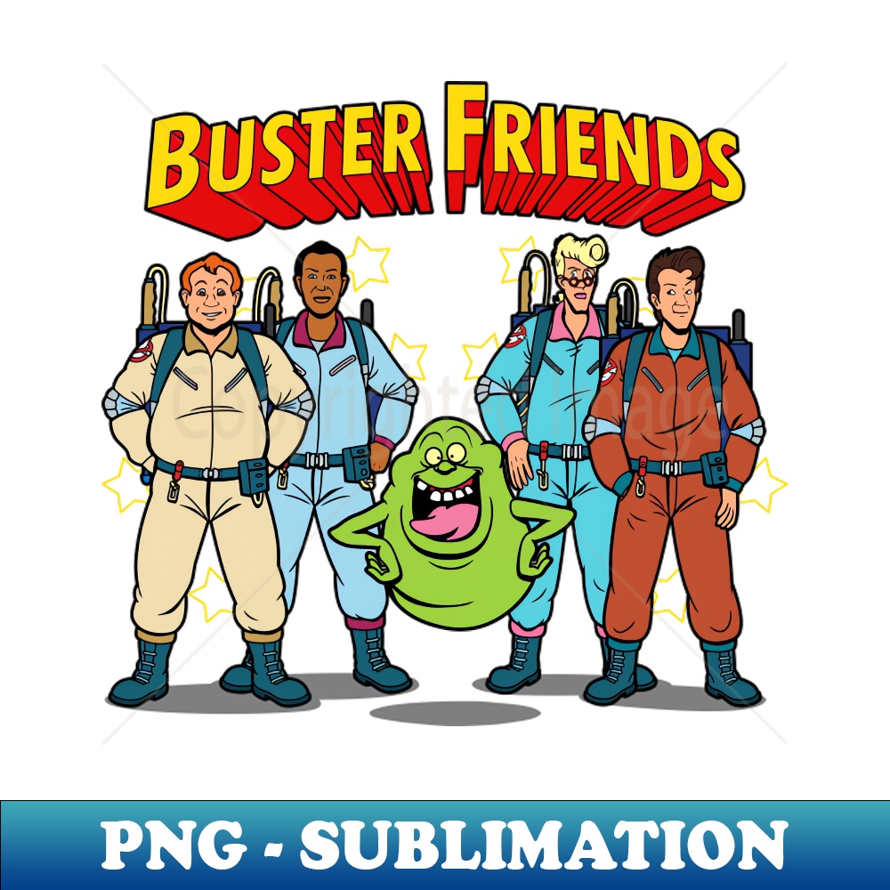 80s Ghost Busting Superhero Mashup Buster Friends - Instant | Inspire ...