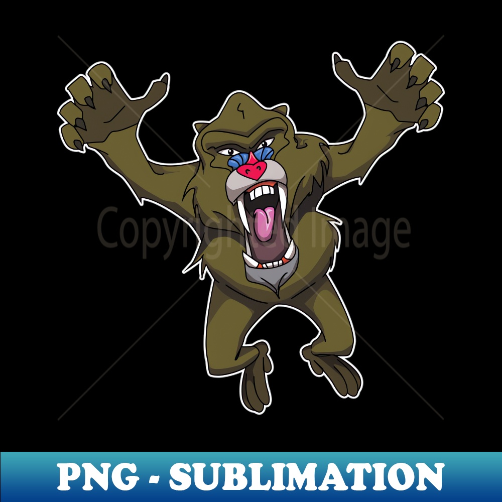 Mandrill Rage - Signature Sublimation PNG File - Revolutioni | Inspire ...