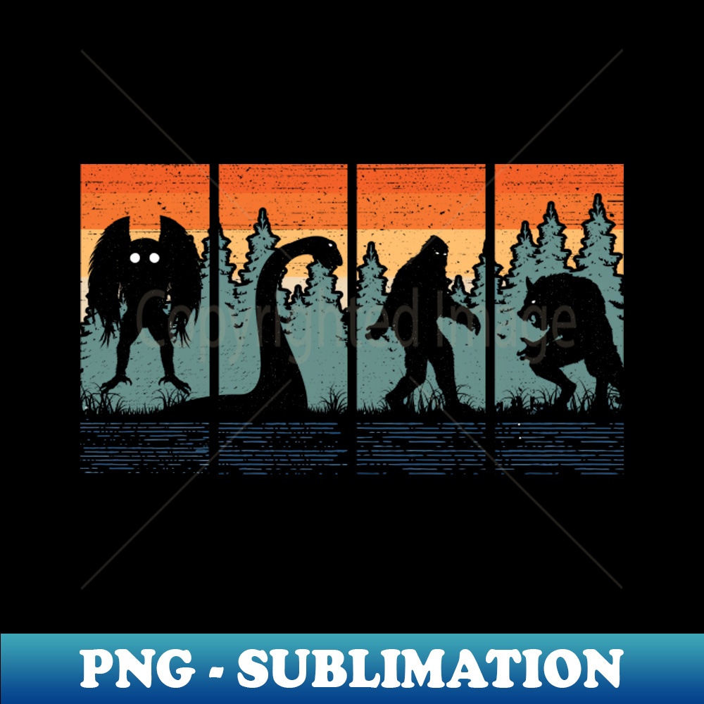 Cryptid Vintage - PNG Transparent Sublimation Design - Bring - Inspire ...