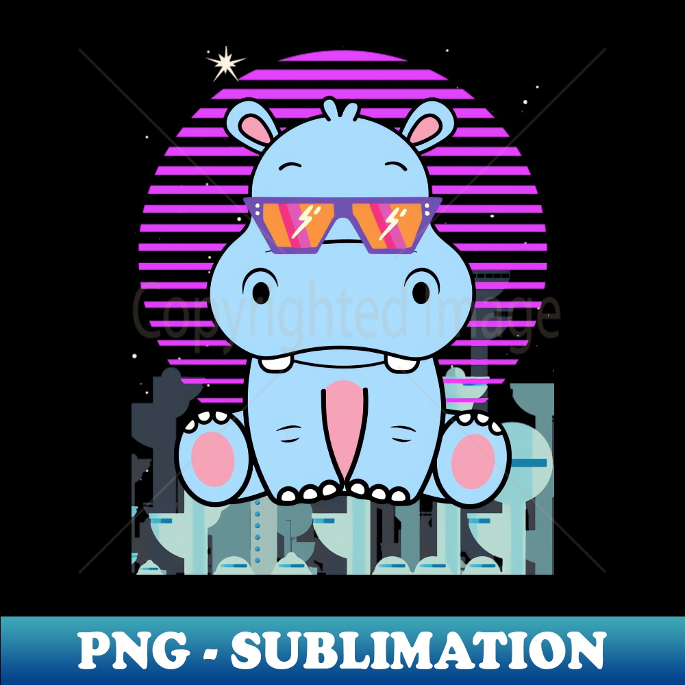 Futuristic hippo - Creative Sublimation PNG Download - Trans - Inspire ...