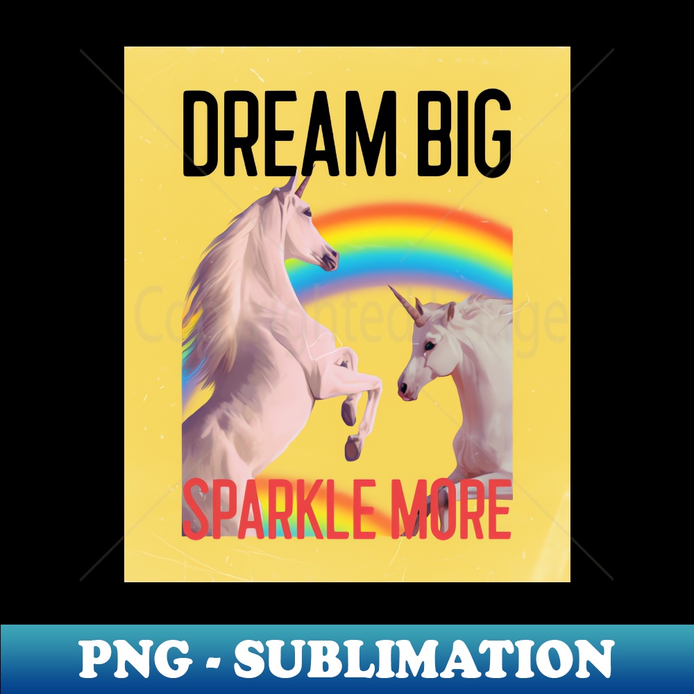 Dream Big Sparkle More - Instant Sublimation Digital Downloa | Inspire ...