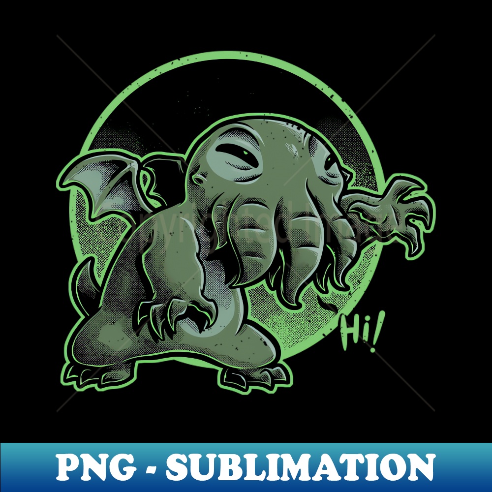 Cthulhu Says Hi - Cute Animation Mashup - Premium Sublimatio | Inspire ...