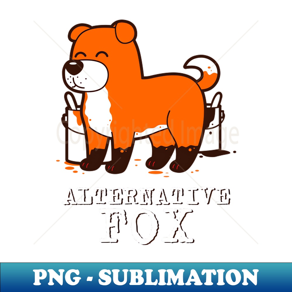 Cute Kawaii Dog Fake Fox Alternative Facts - Retro PNG Subli | Inspire ...