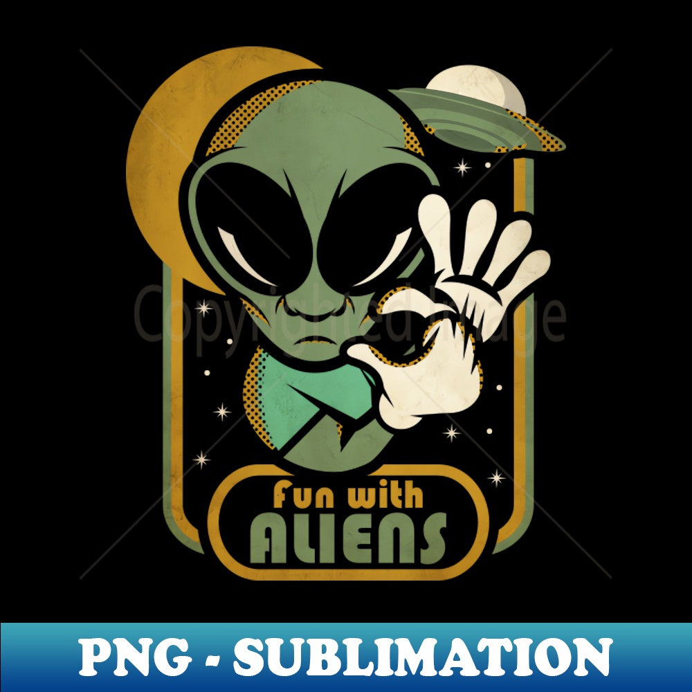Fun with Aliens - Instant Sublimation Digital Download - Vib | Inspire ...