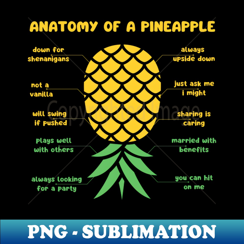 anatomy of a pineapple - High-Quality PNG Sublimation Downlo | Inspire ...