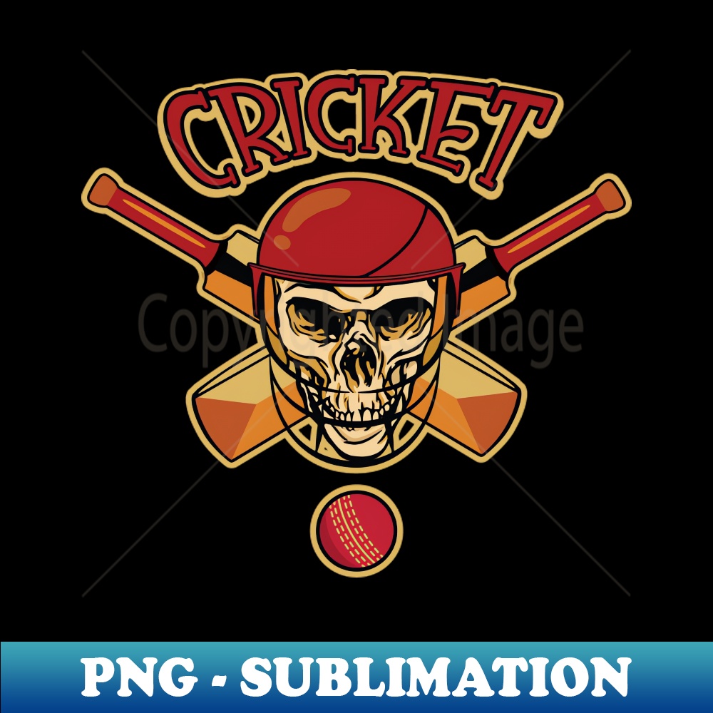 Skull and Cricket Bats - Cricket Graphic - Professional Subl | Inspire ...