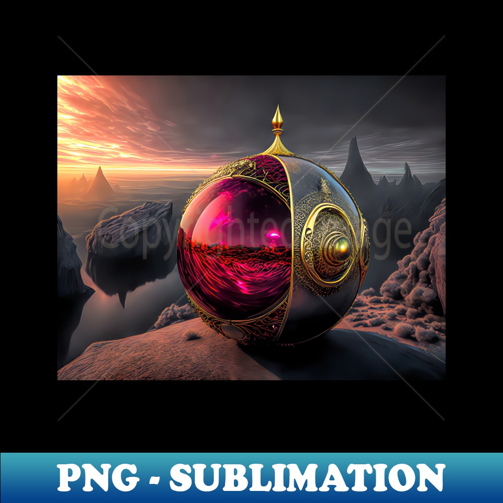 Alien Ruby Sphere - Special Edition Sublimation PNG File - B | Inspire ...