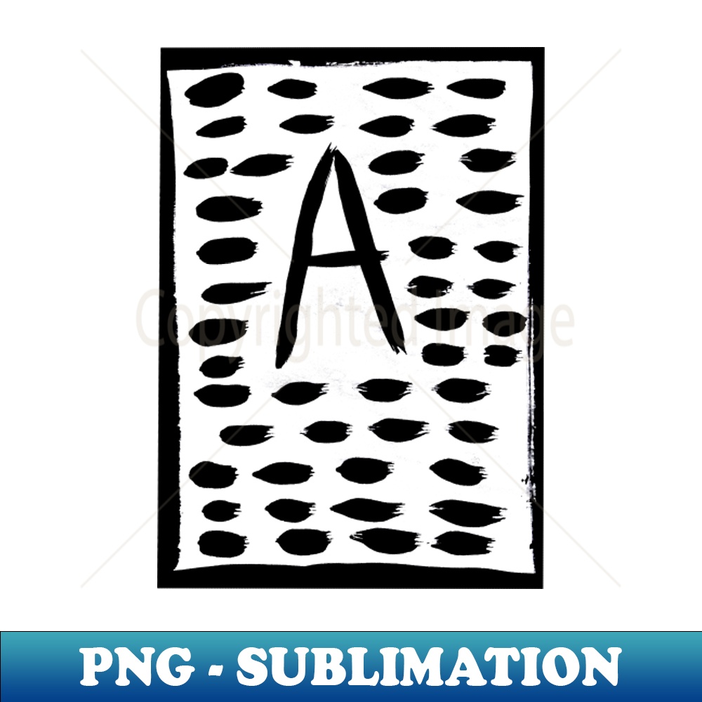 The painting of the letter A - High-Quality PNG Sublimation | Inspire ...