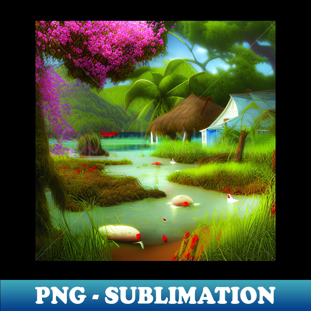 Magical Landscape With Colorful Nature - PNG Transparent Sub - Inspire ...