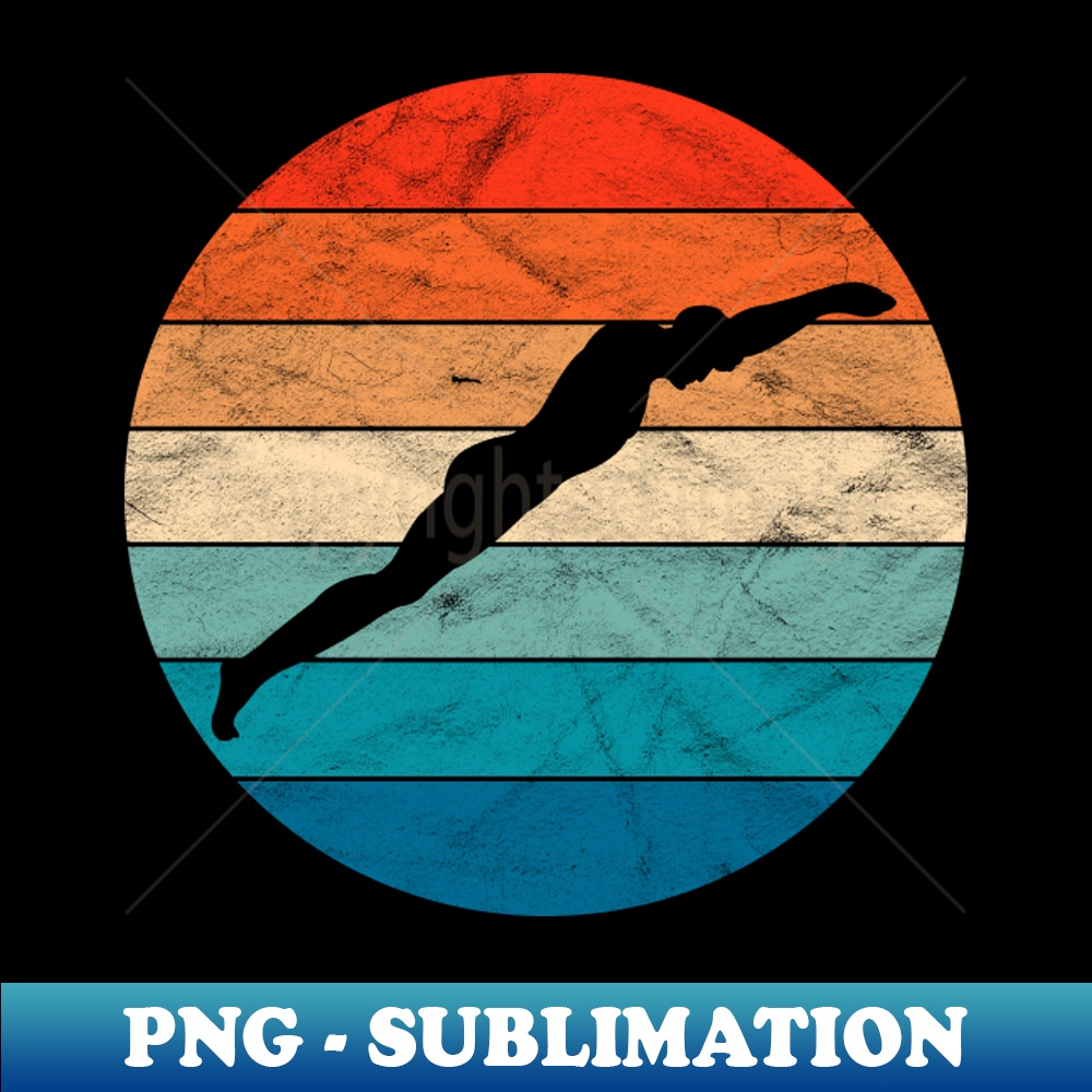 Swimmer - PNG Transparent Digital Download File for Sublimat | Inspire ...