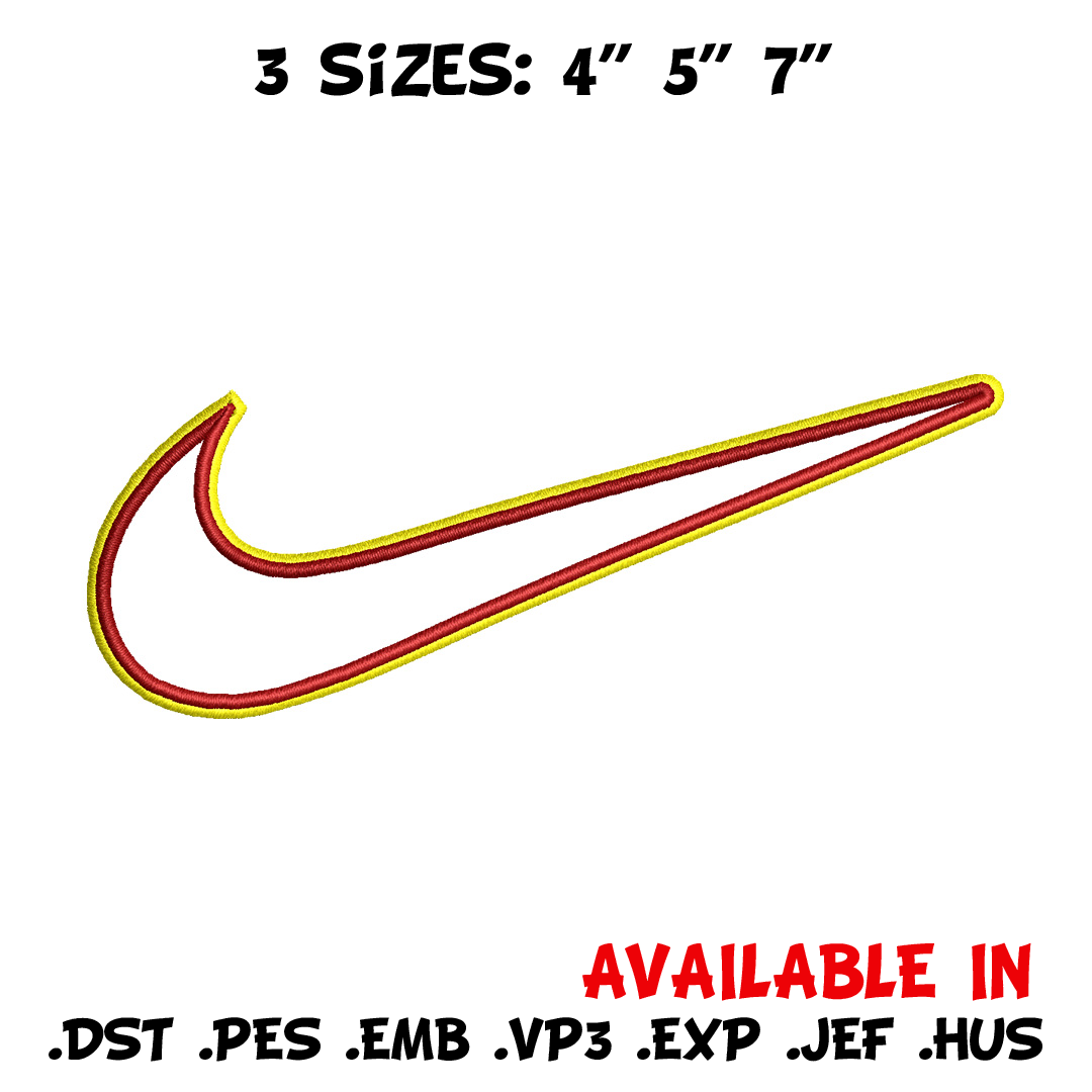 Nike logo embroidery design, Logo embroidery, Nike design, E | Inspire ...