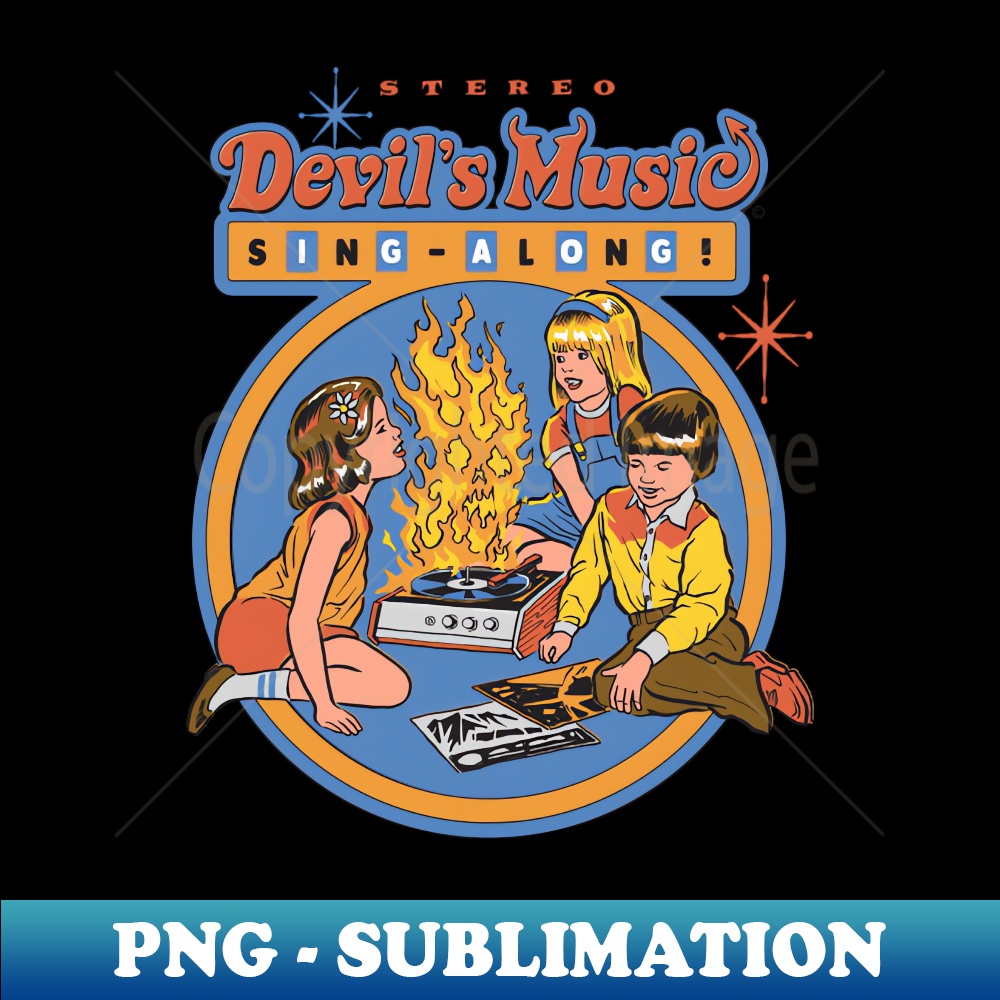 Devils Music Sing-Along - Premium PNG Sublimation File - Unl | Inspire ...