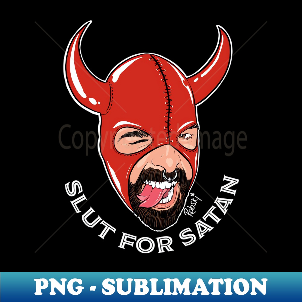 Slut for Satan - full colour - Retro PNG Sublimation Digital | Inspire ...