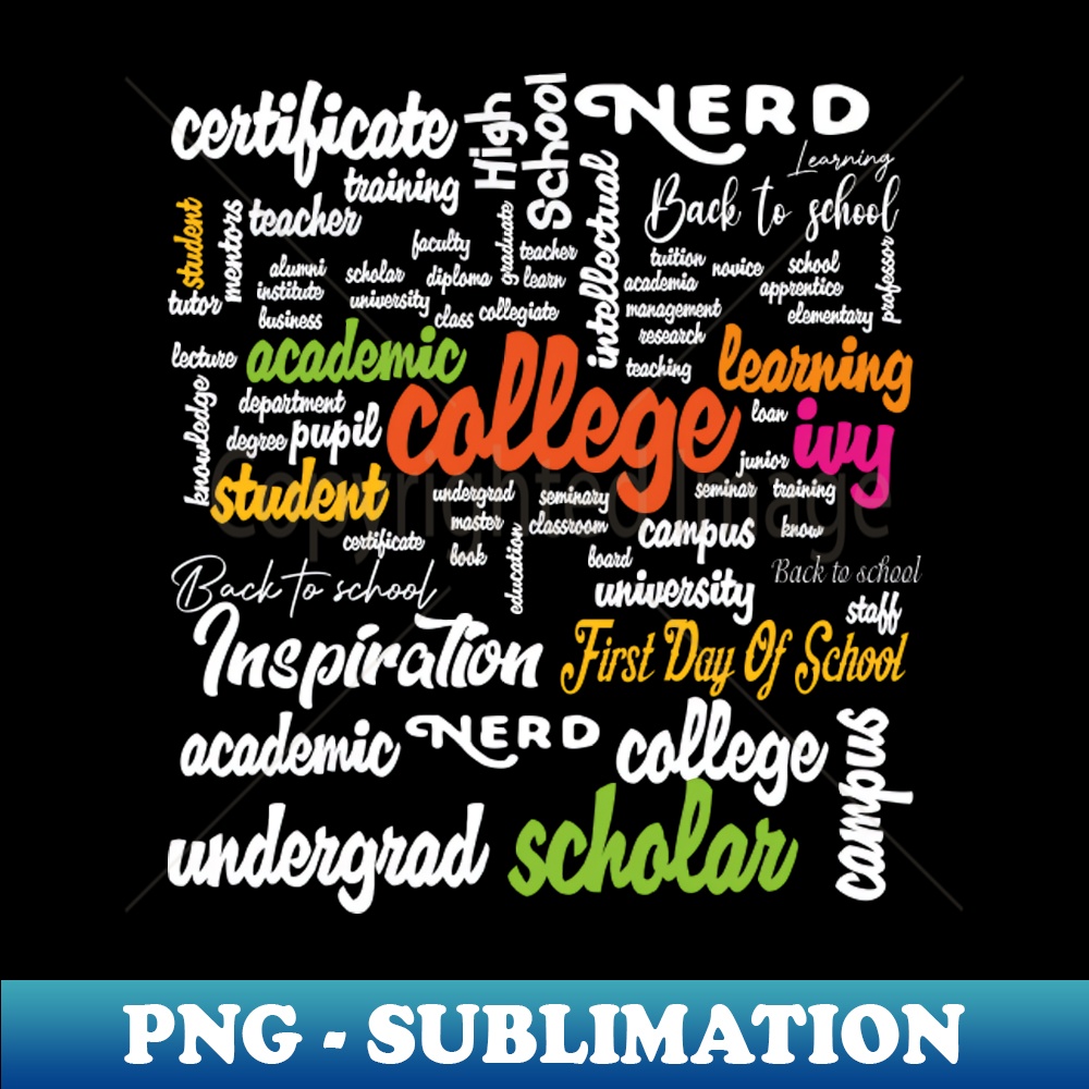 College Education Word Cloud patterns - PNG Transparent Subl - Inspire ...