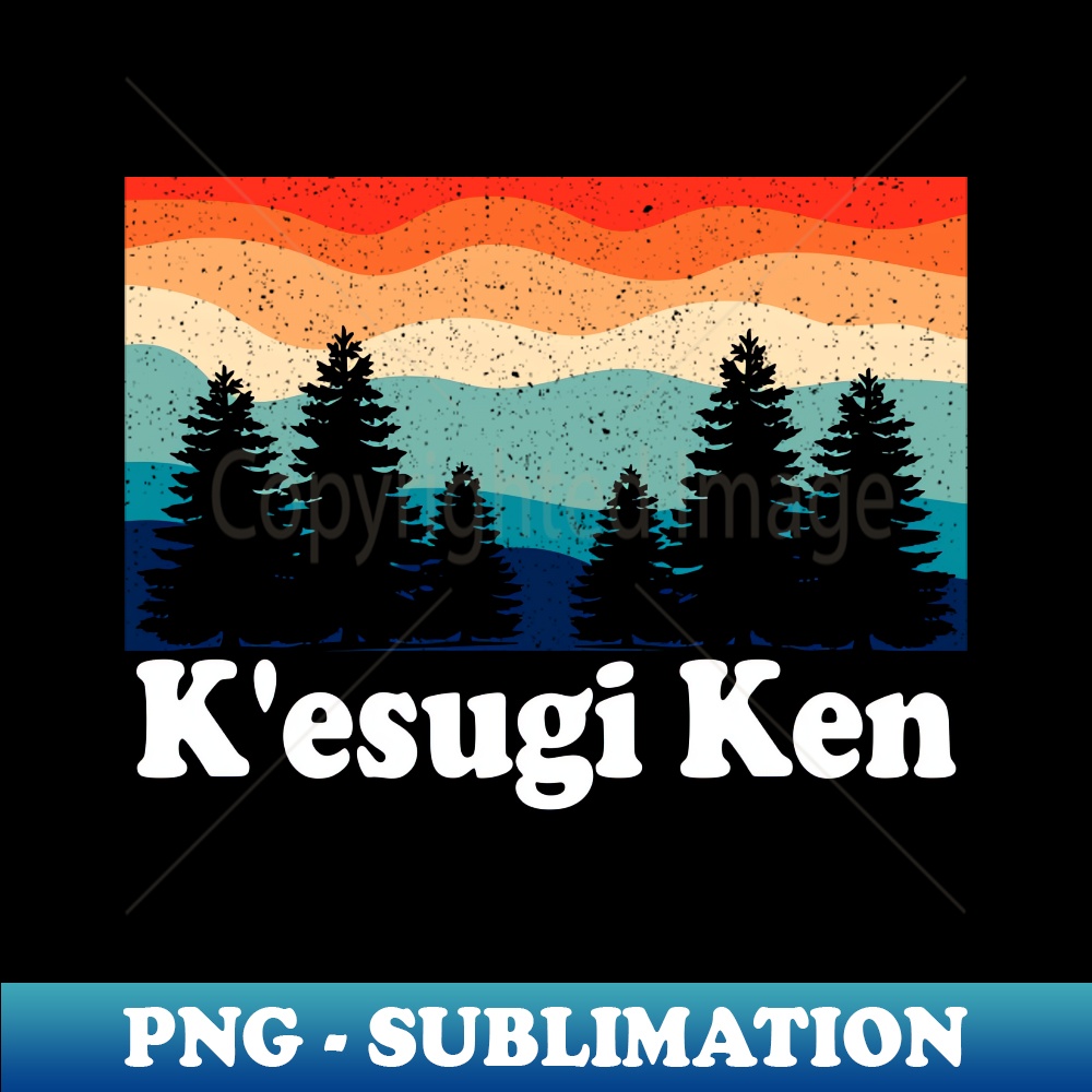 Kesugi Ken Alaska Retro - Unique Sublimation PNG Download - | Inspire ...