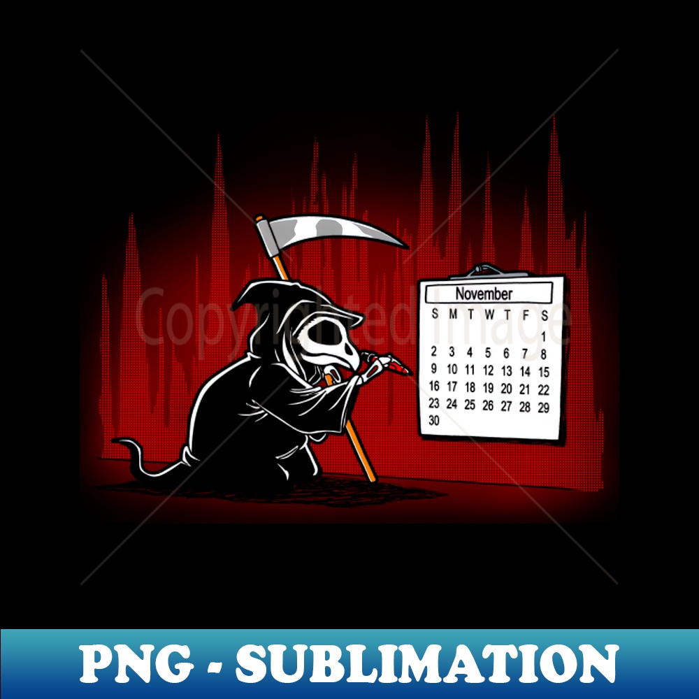 Thanksgiving Day Turkey Grim Reaper - Signature Sublimation - Inspire ...