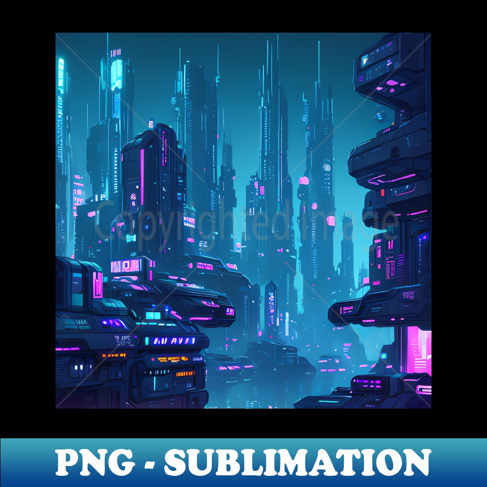 Nightfall in the Future - PNG Transparent Digital Download F | Inspire ...