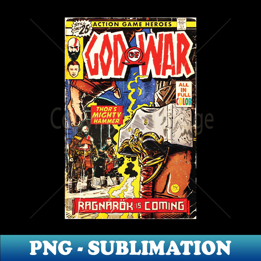 God of War Ragnark Comic book cover Fan Art - High-Quality P - Inspire ...