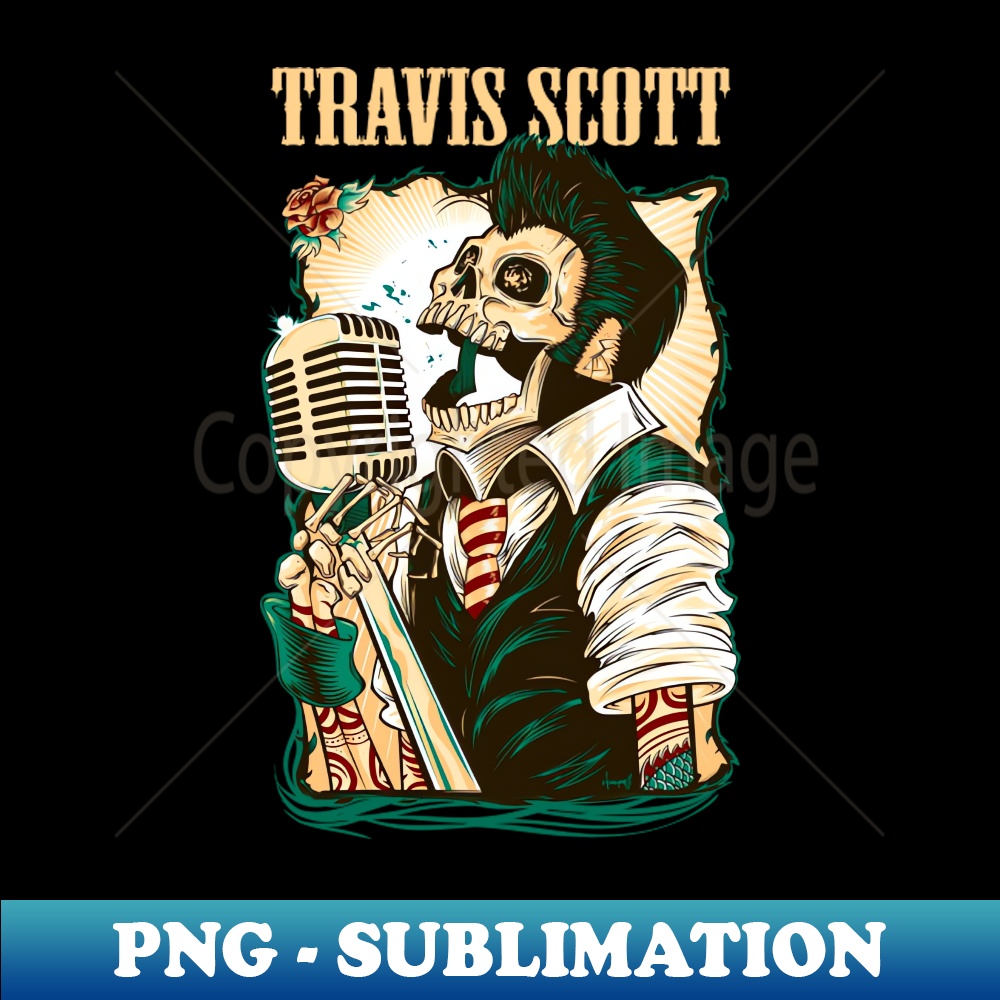 TRAVIS SCOTT RAPPER - Signature Sublimation PNG File - Insta | Inspire ...