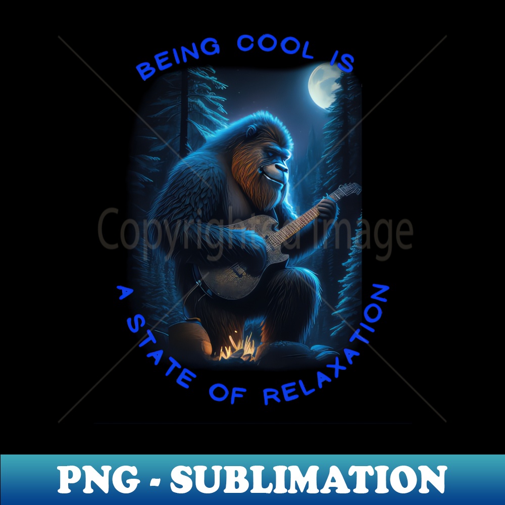 Bigfoot being cool - PNG Transparent Digital Download File f | Inspire ...