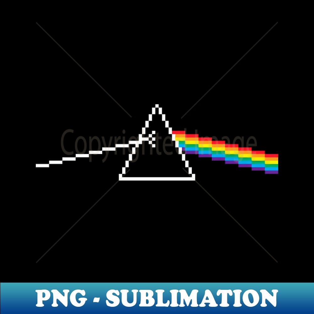 The Dark Side of the Moon 8 bit - Premium PNG Sublimation Fi | Inspire ...