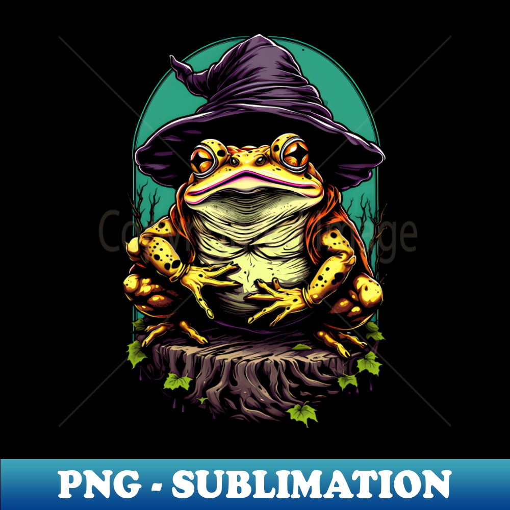 witch toad swamp - Special Edition Sublimation PNG File - De | Inspire Uplift