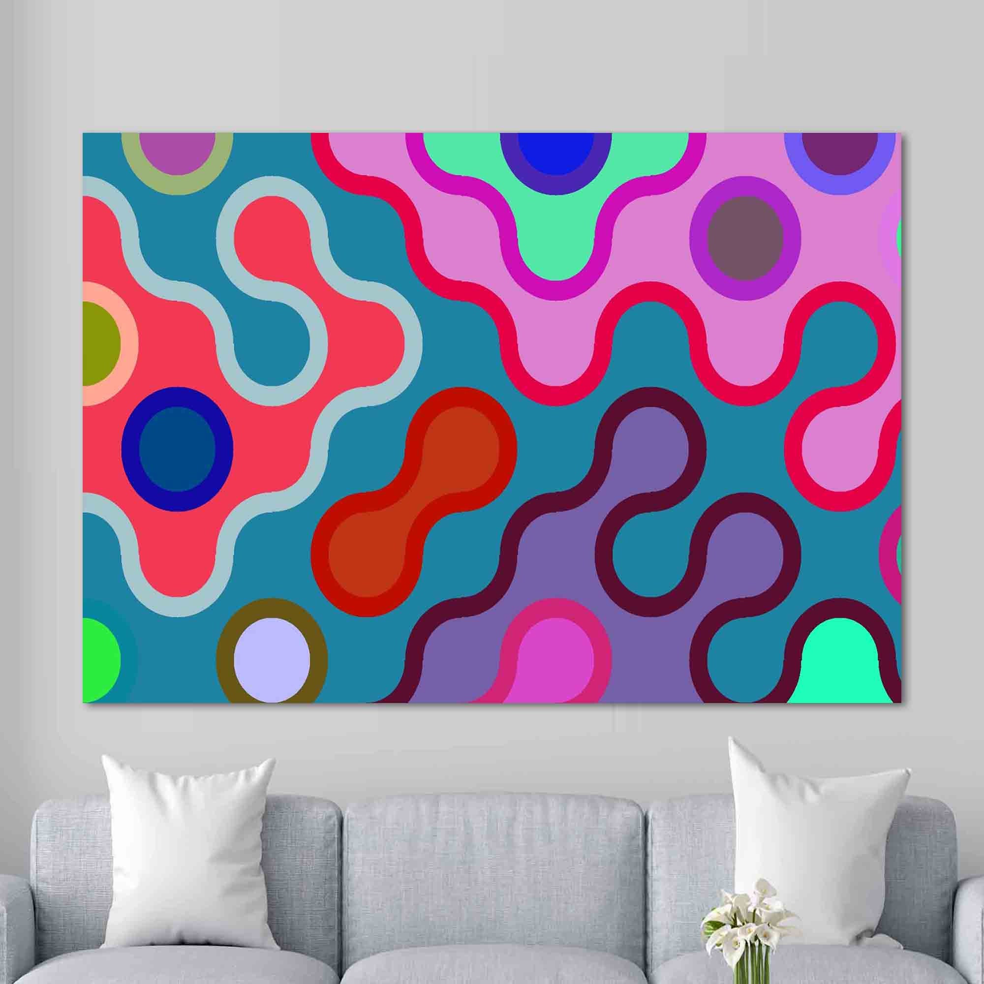 Keith Wall Decor Canvas, Keith Colorful Canvas, Keith Haring - Inspire ...