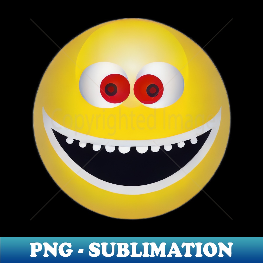 Monster Smiley Face - PNG Transparent Digital Download File - Inspire ...