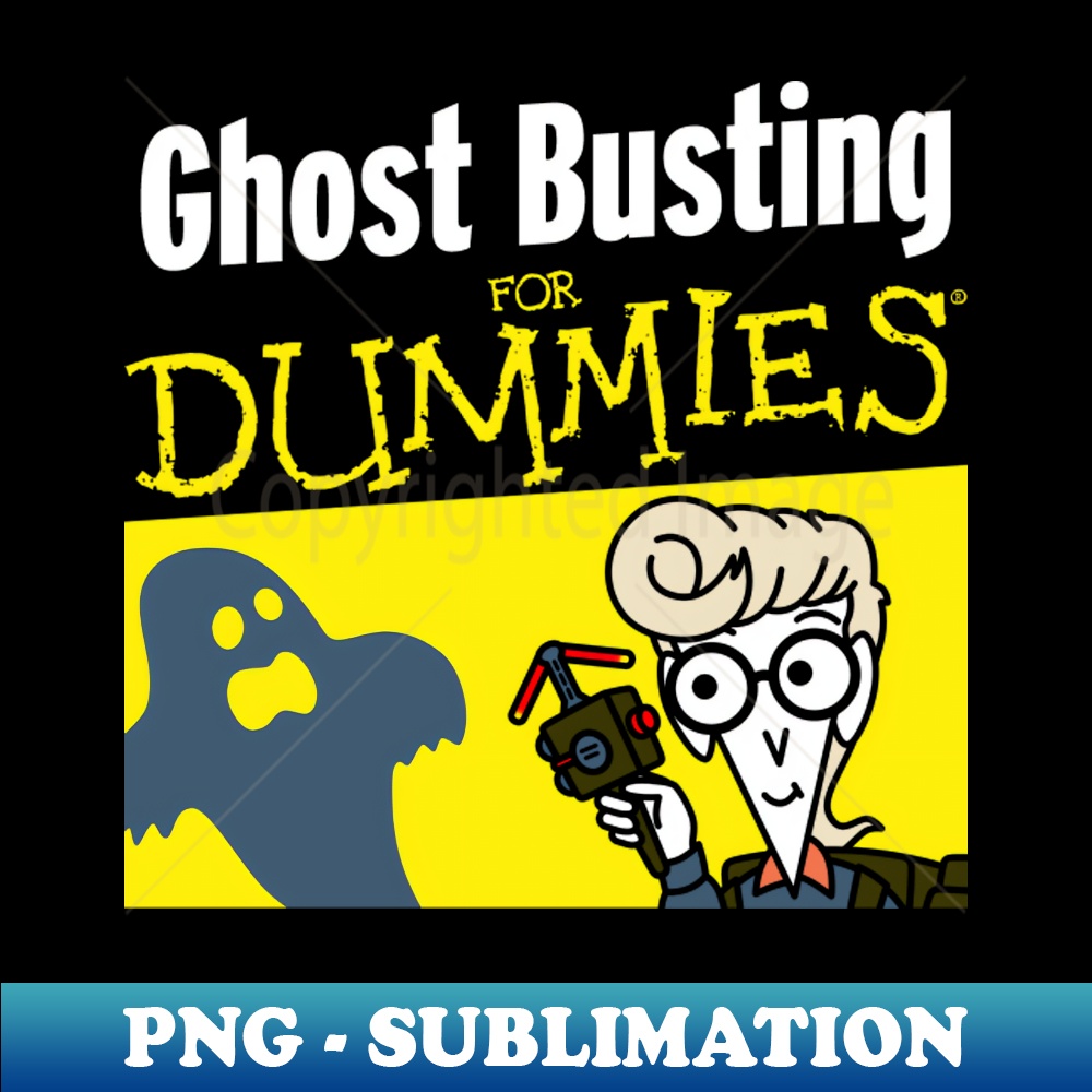 Ghost Busting Paranormal Book For Nerds 80s - Exclusive PNG | Inspire ...