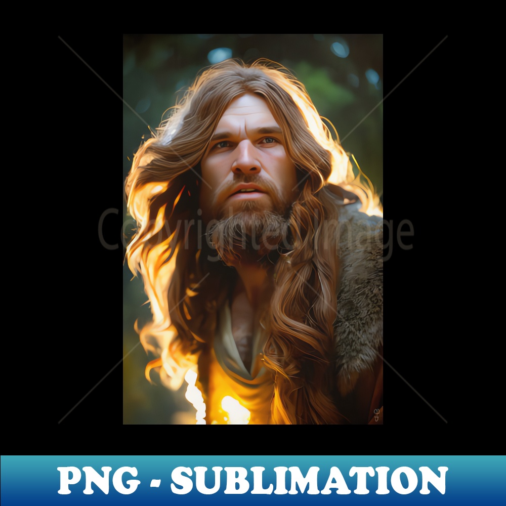 Prehistoric Neanderthal Shaman - Elegant Sublimation PNG Dow - Inspire ...