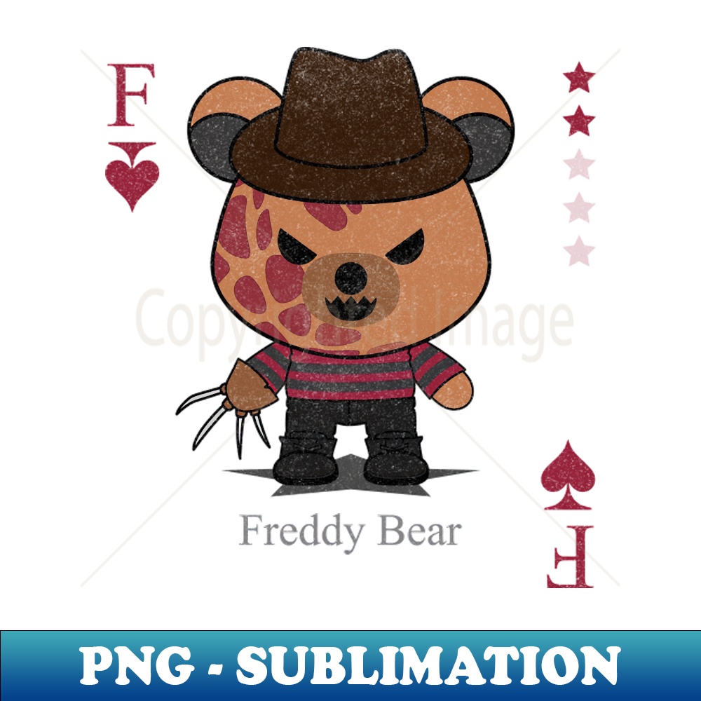 Freddy bear claw cute scary cool Halloween card Nightmare Bi | Inspire ...